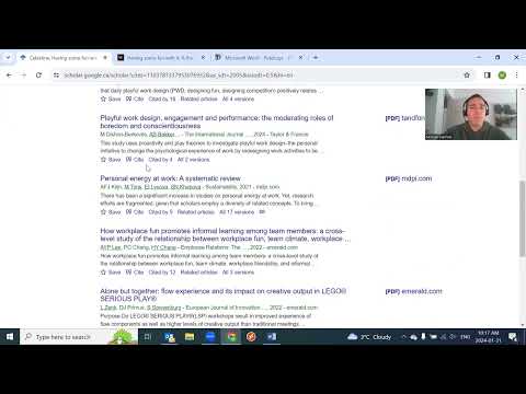 How to find articles to reference using GoogleScholar
