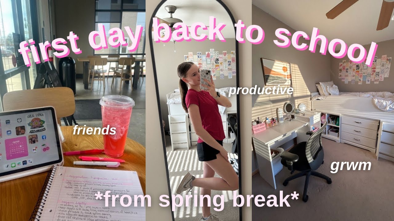 FIRST DAY BACK TO SCHOOL from spring break