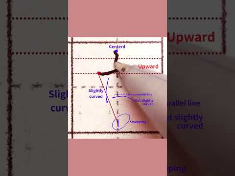 How to write Japanese Hiragana "chi" beautifully.
