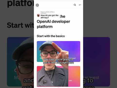 How to get your free OpenAI API key! #chatgpt #api # OpenAI