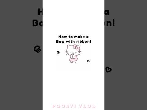 how to tie a coquette bow #art #aestheic #tips101 #shorts #fypใทใviral