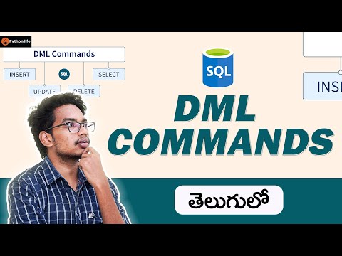 DML Commands in Telugu | Data Manipulation Language in Telugu | SQL in Telugu