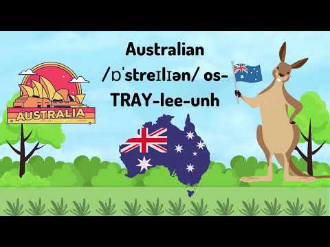 How to pronounce Australian? - Languages and Nationalities in British English