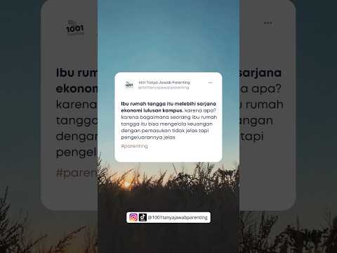 IBU RUMAH TANGGA ITU MELEBIHI SARJANA EKONOMI LULUSAN KAMPUS #tipsparenting #parenting #ibu #shorts