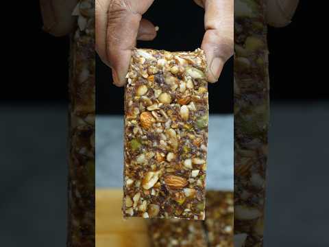 Zero sugar Dryfruits Protein Bar || Healthy Bar || #asmr #shorts