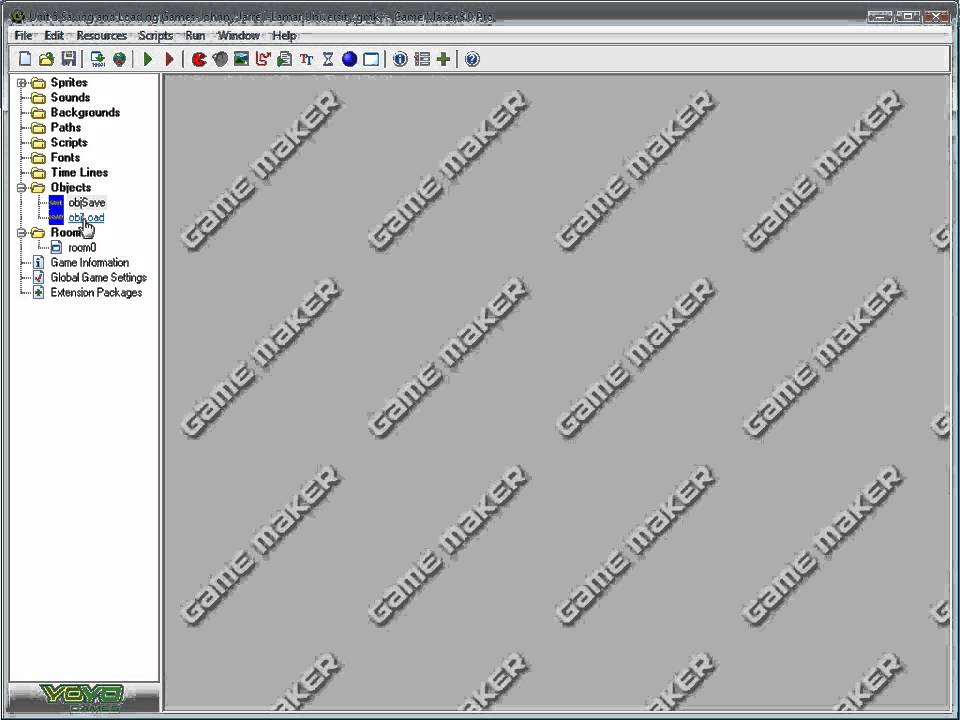 Unit 5 - Saving and Loading Games - Gamemaker 8