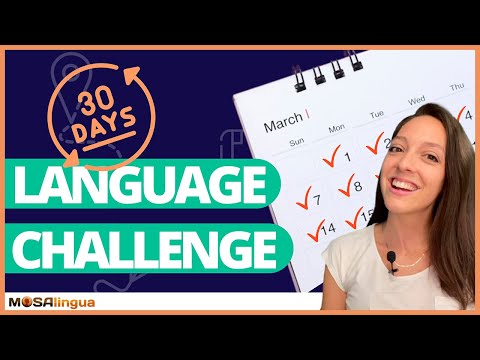 30-Day Language Challenge [VIDEO] - MosaLingua
