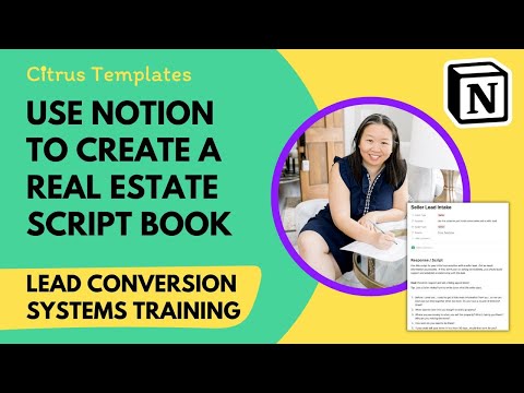 Real Estate Script Book Database in Notion