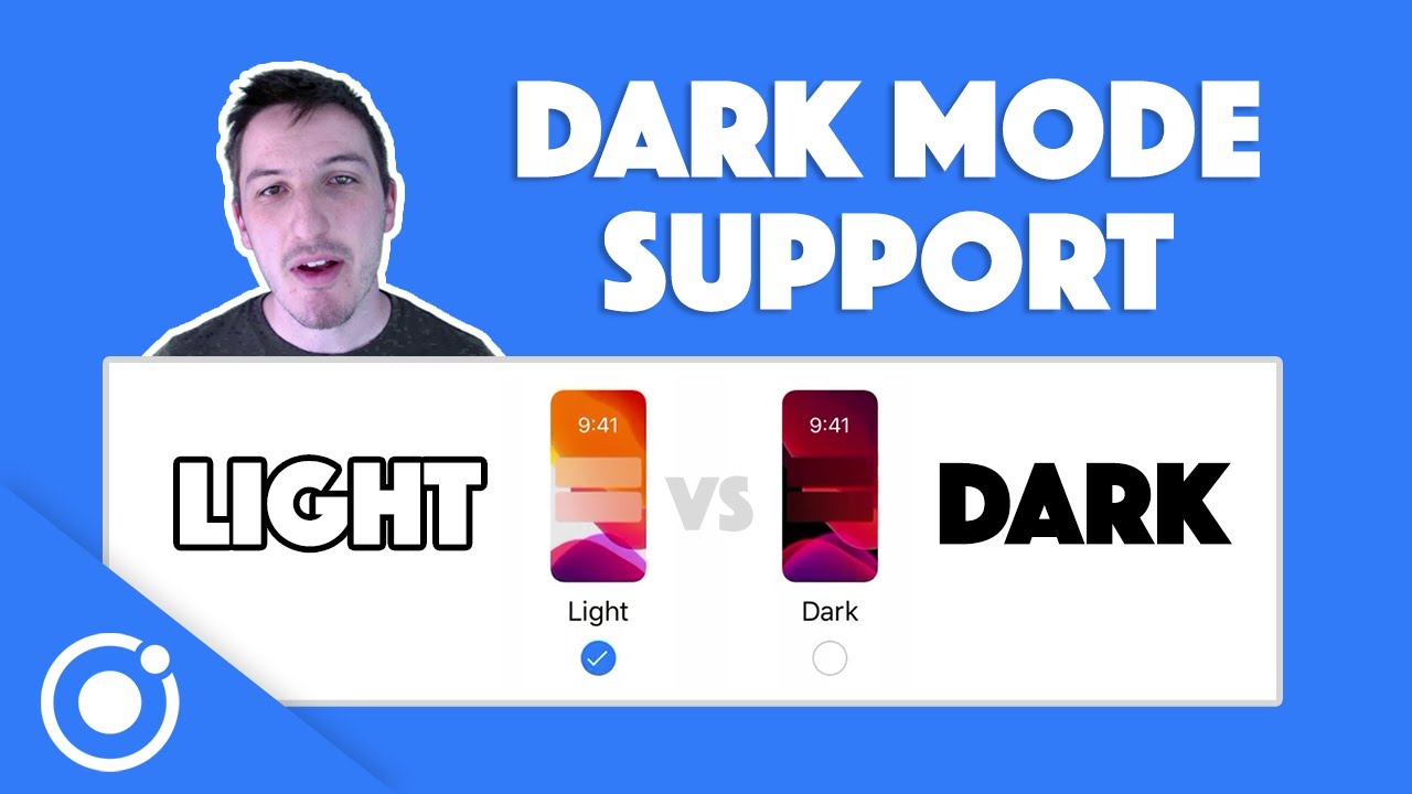Adding Ionic Dark Mode Support for iOS 13