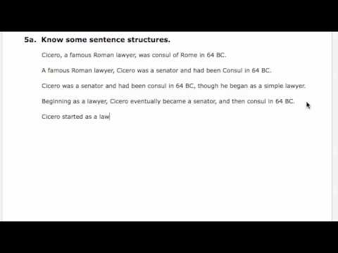 5. Sentence Structures