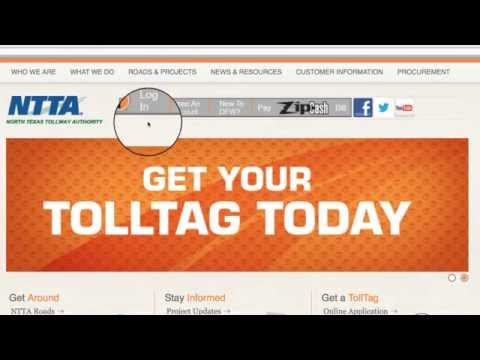 TollTag Account Management - How to Set Up Online TollTag Account Access