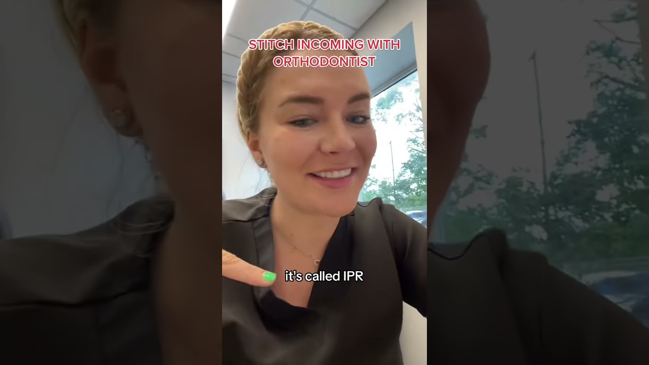 IPR is necessary in a lot of cases!!! #invisalign #braces #ipr