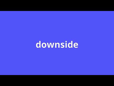 what is the meaning of downside.