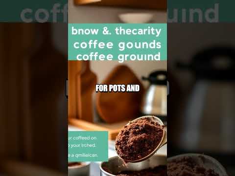 Eco-Friendly Coffee Grounds Magic
