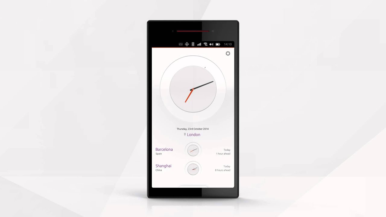 Ubuntu phone clock tutorial