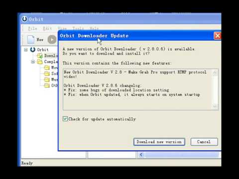 How to update your Orbit Downloader