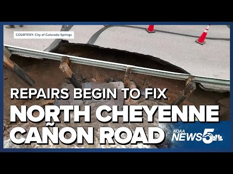 Repairs to North Cheyenne Cañon Road and Gold Camp Road begin following washout