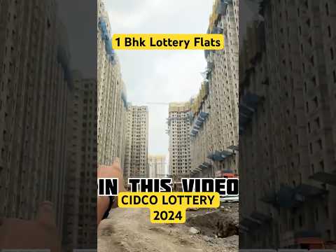 CIDCO lottery 2024 1 bhk flats shown!!! #shorts #viralshorts #cidco #trending #yshorts