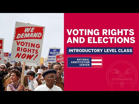 Voting Rights and Elections (Introductory Level)
