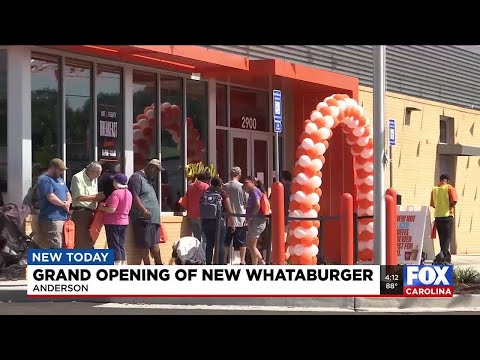 Whataburger opens new location in Anderson