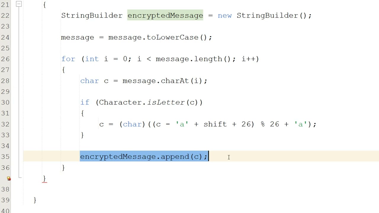 How to Encrypt Data Using Caesar Cipher in Java (Simple)