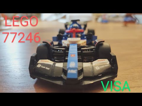 Lego Speed Champions Formula 1 - 77246 Visa Cash App RED BULL 01 F1 Racing Team Car - Speed Build