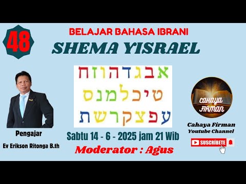 #48 " SHEMA YISRAEL " EV ERIKSON RITONGA B.T
