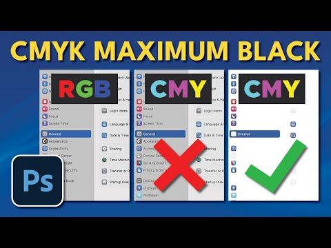 Photoshop CMYK Maximum Black