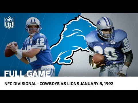Lions Capture First Postseason Win Since 1957 | 1991 Divisional Playoffs | NFL Full Game
