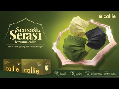 CALLIE MALAYSIA - RAYA SERIES - 4 Ply Surgical Face Mask - MIX COLOR [50'S]