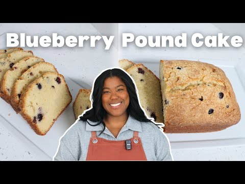 Moist Blueberry Pound Cake Recipe