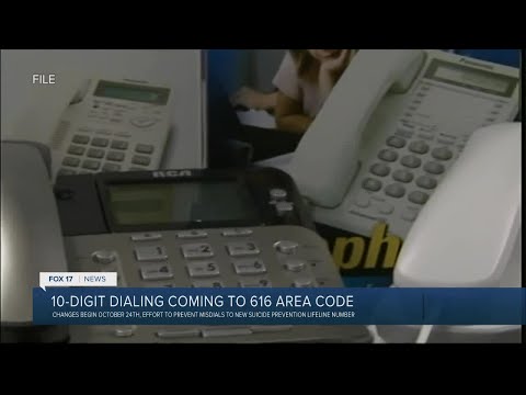 10-digit dialing changes coming to the 616 area code