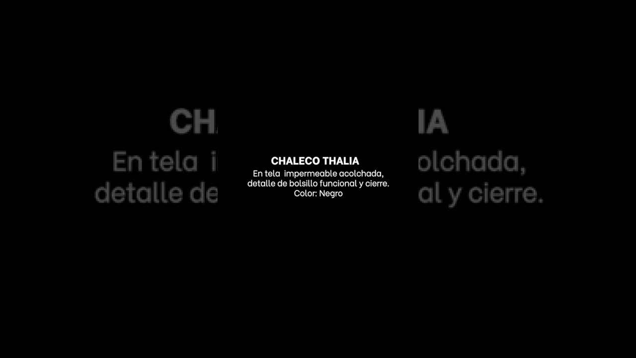 CHALECO THALIA  C11 2022