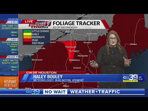 Burlington, Vt Meteorologist Haley Bouley - Fall foliage in Vermont