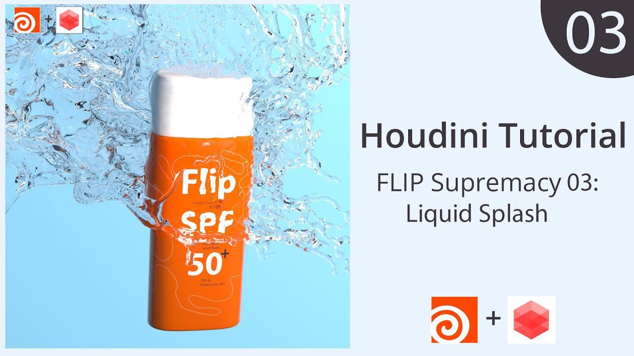 Houdini Flip Tutorial 03 - Liquid Splash