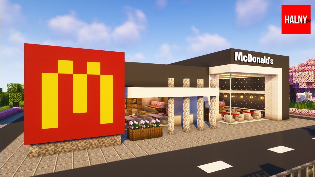 How to build McDonalds in Minecraft - Minecraft Builders