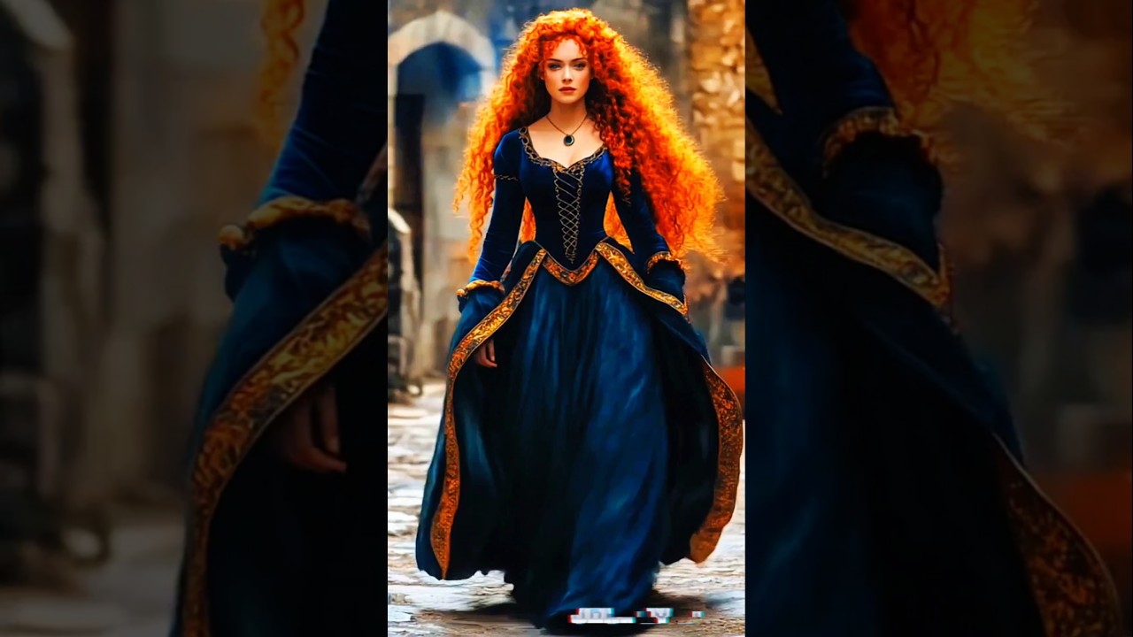 #DisneyPrincess #Merida Becomes a Celtic Forest #Fairy?! #aiedits #aiediting