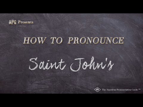 How to Pronounce Saint John's (Real Life Examples!)