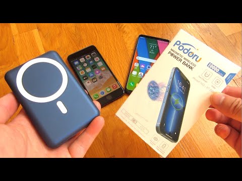 iPhone Mag Charger | Portable Wireless Mag-Safe Phone Charger | Podoru 10000 mAh