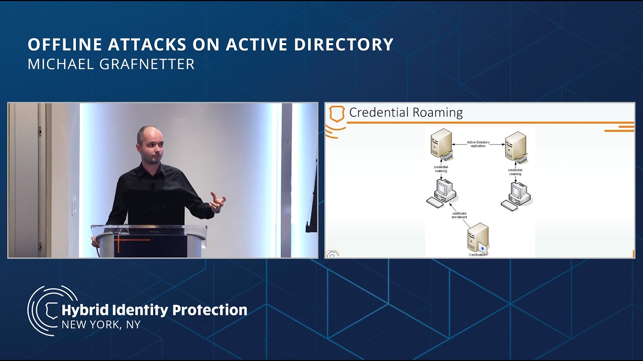 HIPConf18 - Offline Attacks on Active Directory | Michael Grafnetter