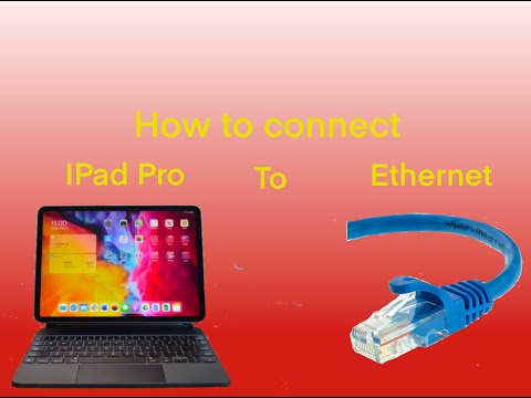 Connecting Ethernet to your iPad Pro 2020