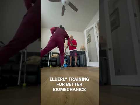 ELDERLY TRAINING FOR BETTER BIOMECHANICS | SENIOR FITNESS | RETIREMENT & WELLNESS