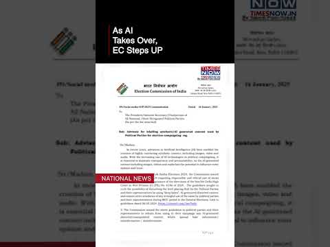 EC Tells Political Parties To Use AI Responsibly, Label All AI-Generated Campaign Material #shorts