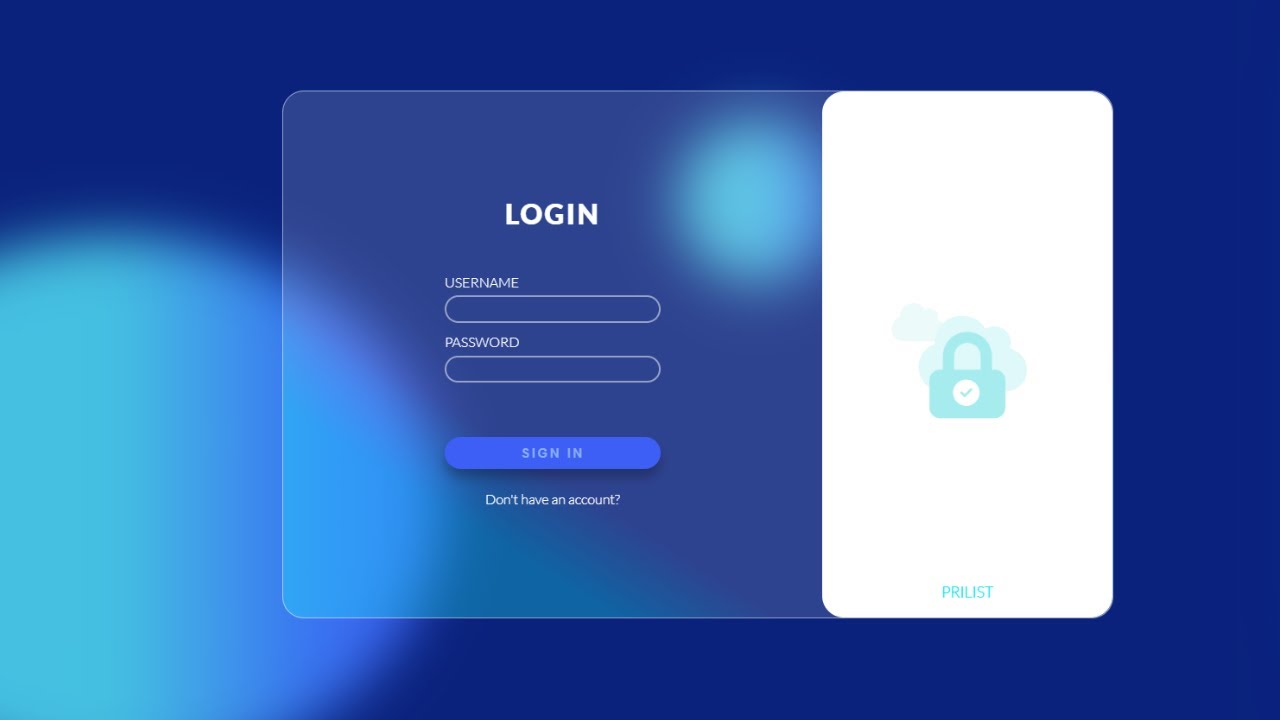 Stylish Glassmorphism login form Using HTML CSS With Source Code |#css #loginpage #loginpage #signup