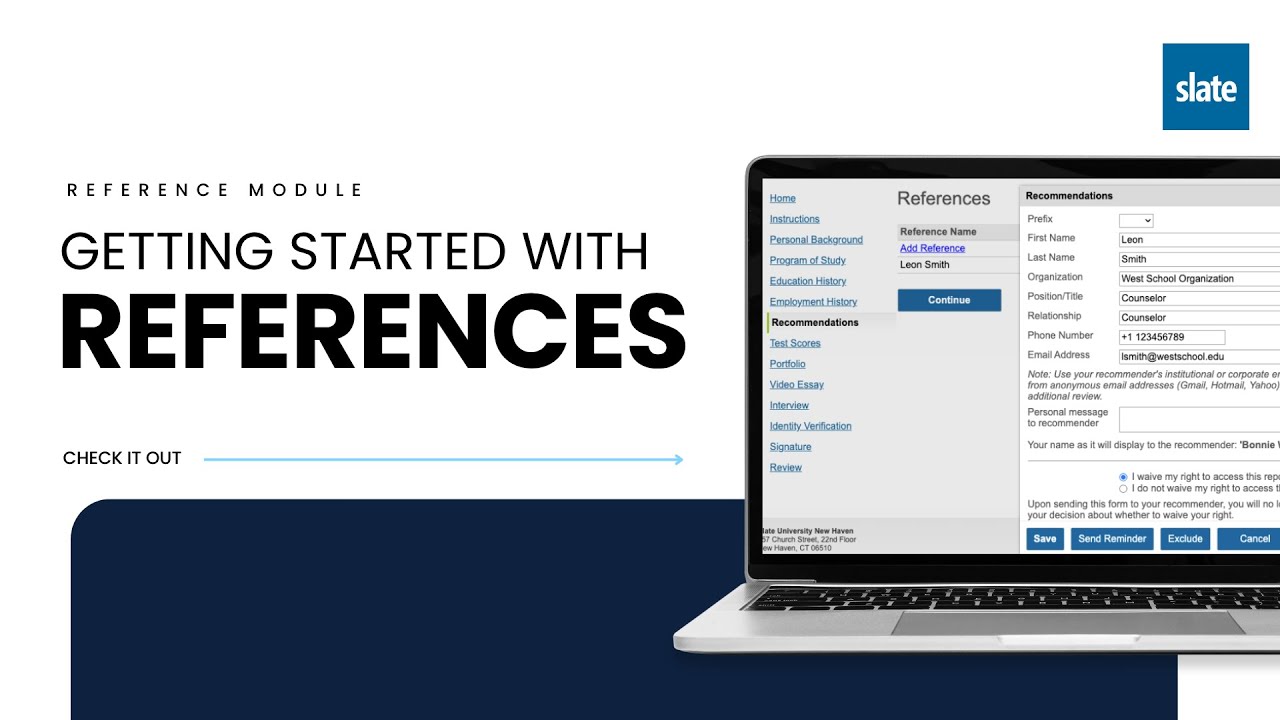 Getting Started with the Reference Module