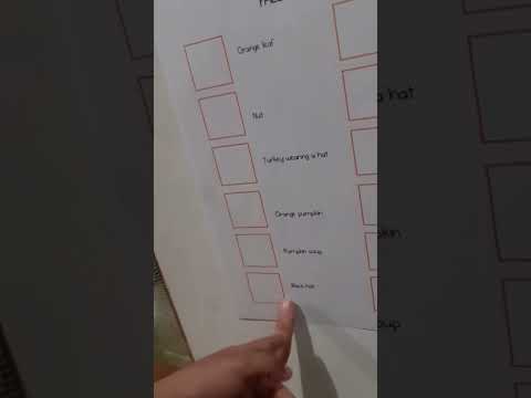 Fall vocabulary words