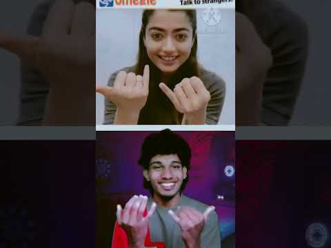 Omegle meet rashmika mandanna 🤣_تعرف على راشميكا ماندانا #shorts