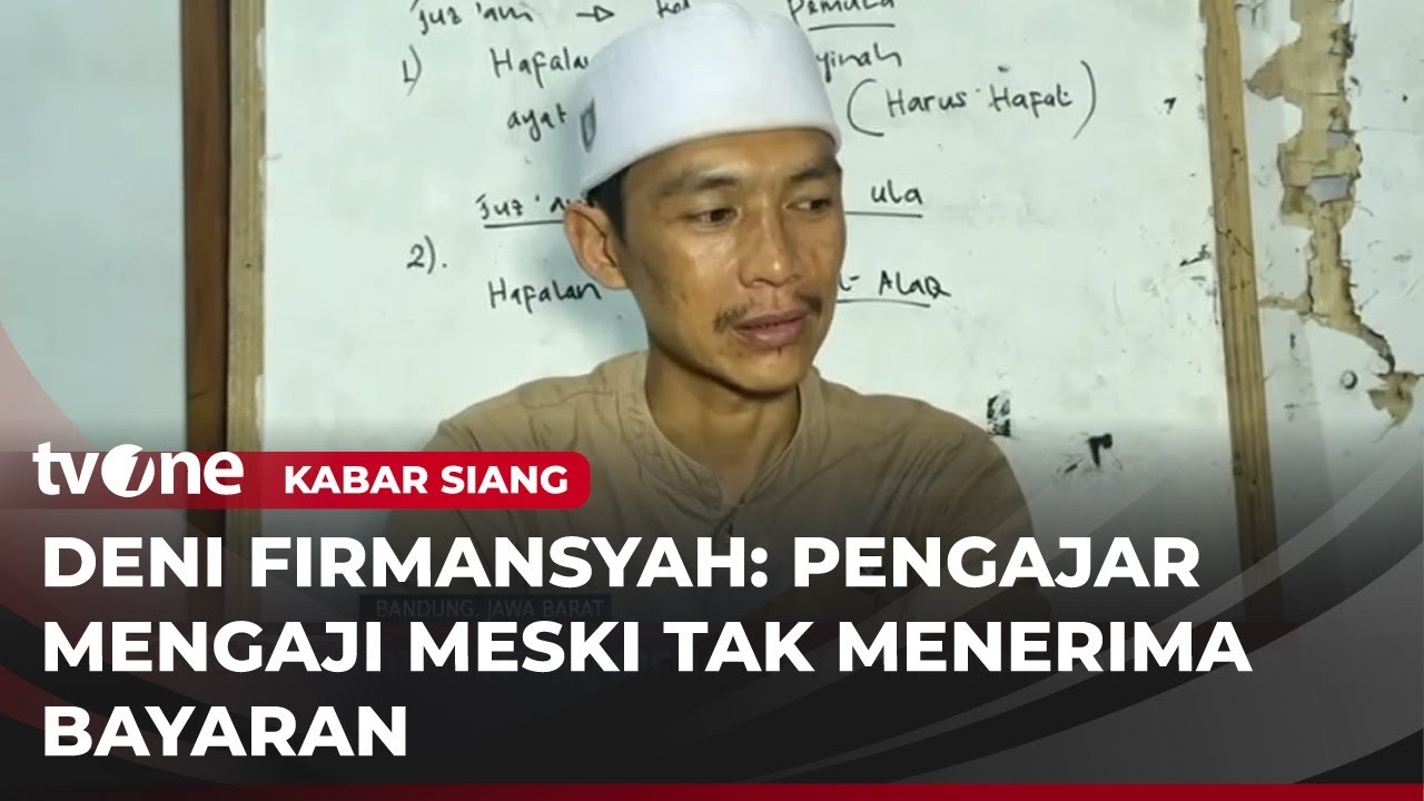 Sosok Guru Ngaji yang Ikhlas Mengajar Tanpa Dibayar Sepeserpun | Kabar Siang