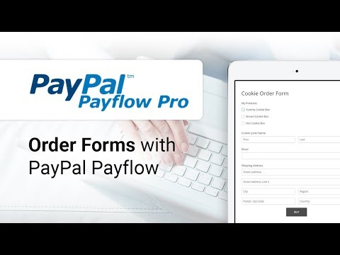 Creating an Order Form with PayPal Payflow integration