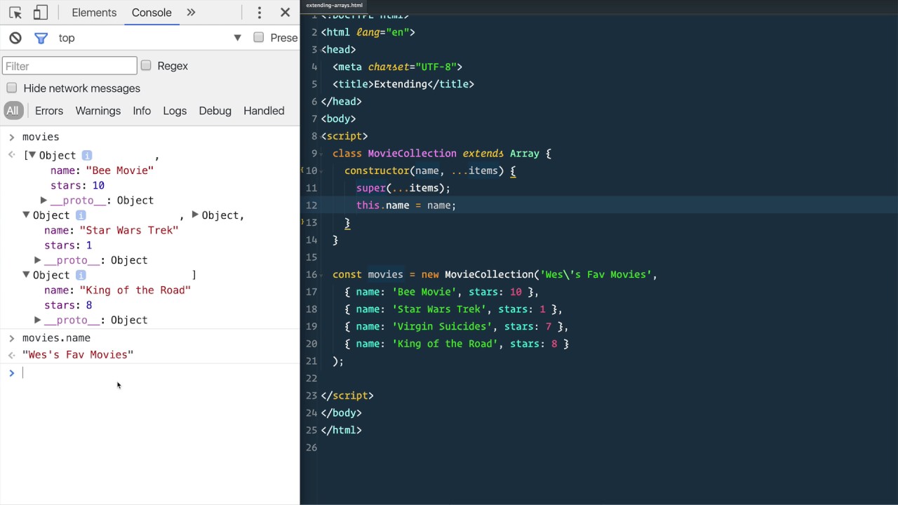 54   Extending Arrays with Classes for Custom Collections